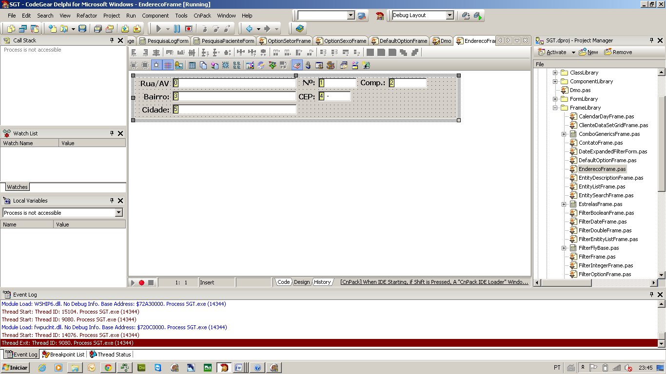 Criando telas genéricas com TFrame em Delphi - DevMedia