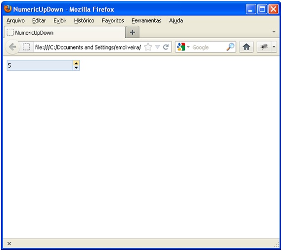 Criando NumericUpDown no Javascript - DevMedia