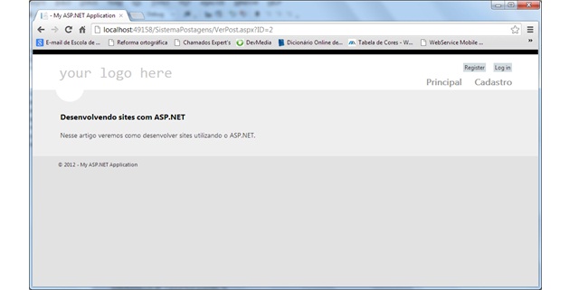 Criando um sistema de postagens em ASP.NET - DevMedia